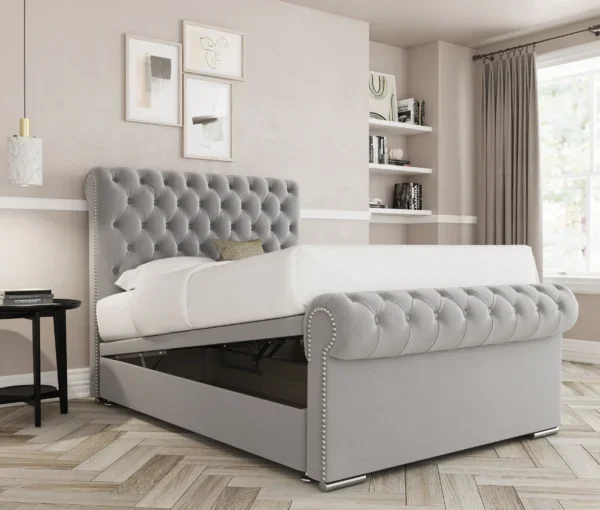 Sandringham - Ottoman Divan Bed with Footboard - The Bed Village Yorkshire