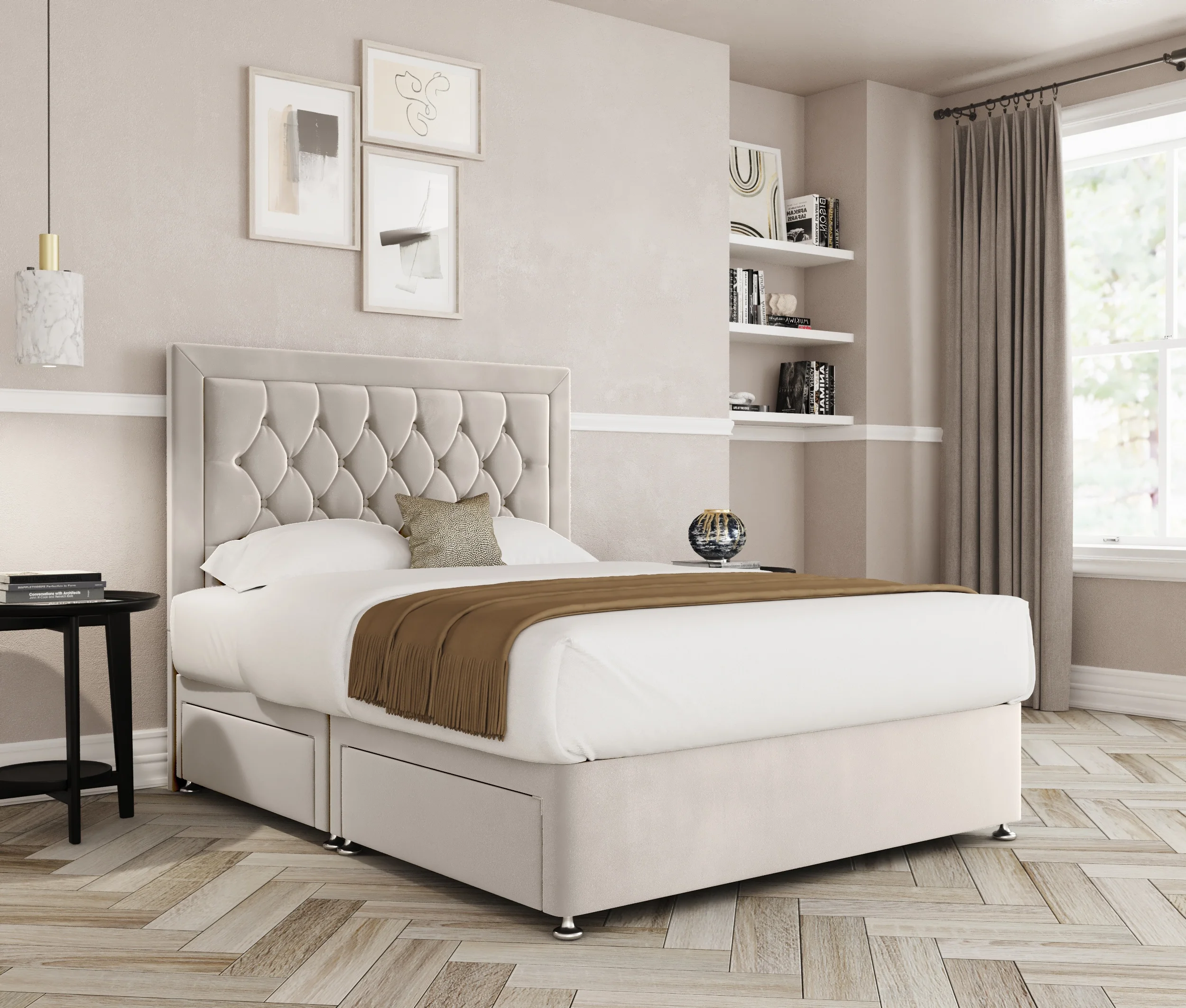 Elegant Edinburgh Divan Bed - Ultimate Comfort and Style